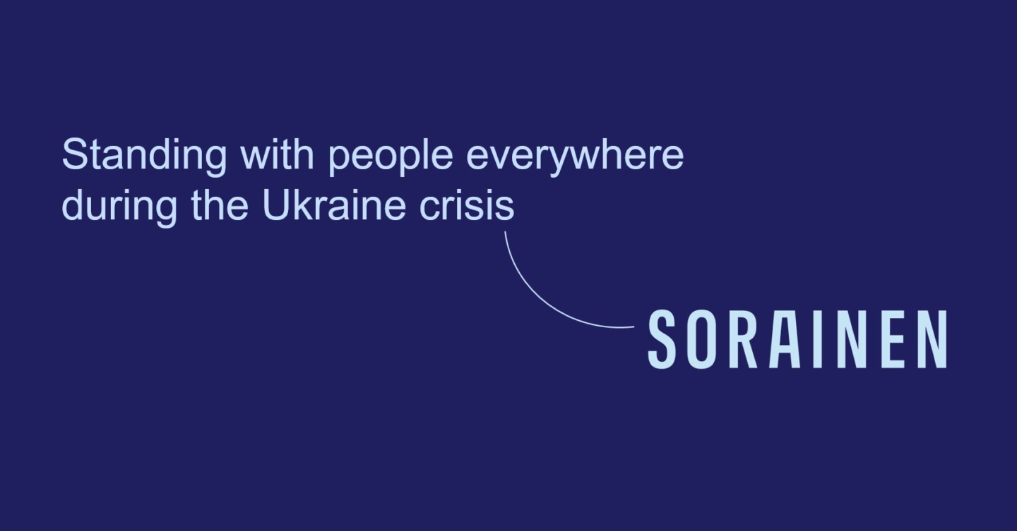 Sorainen supports Ukraine - Sorainen