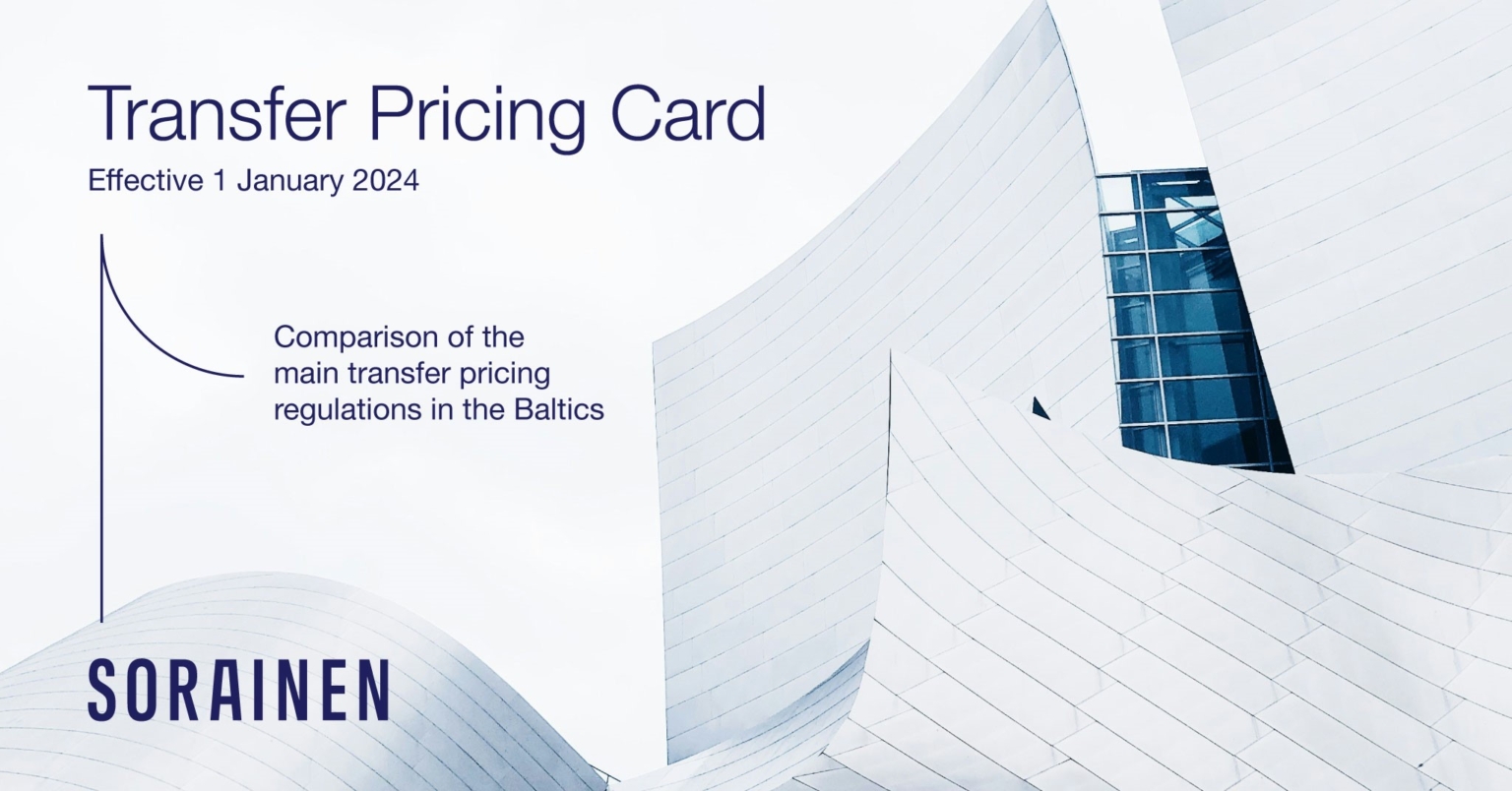 Transfer Pricing Card 2024