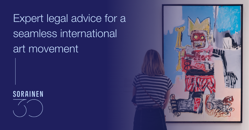 Navigating the ownership and export of artworks - Sorainen