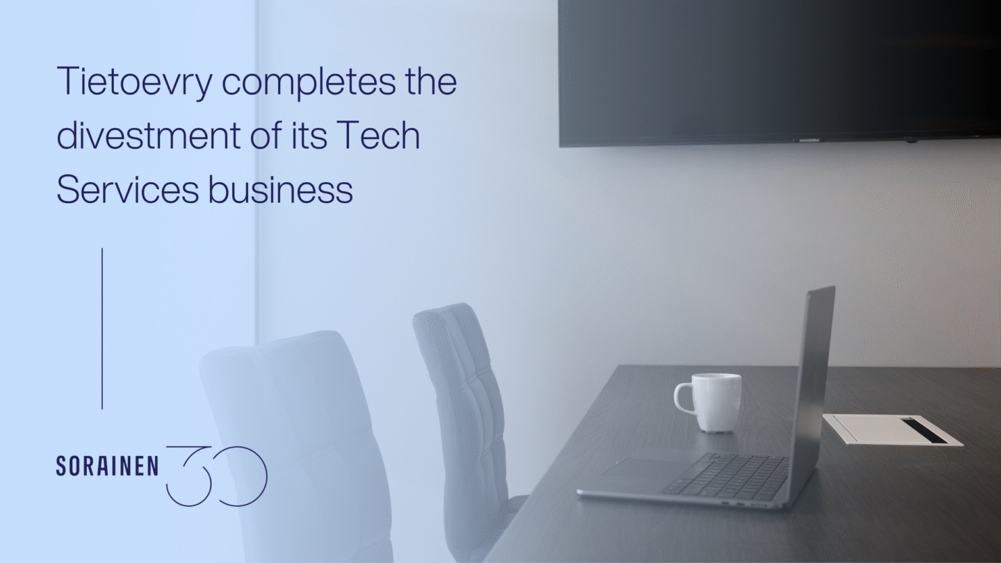 Tietoevry completes the divestment of its Tech Services business